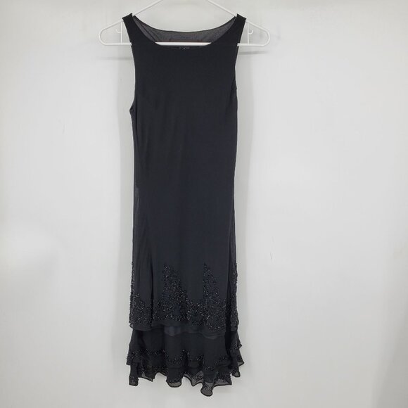 Jones New York | Dresses | Jones New York Beaded Layered Hem Long Midi ...